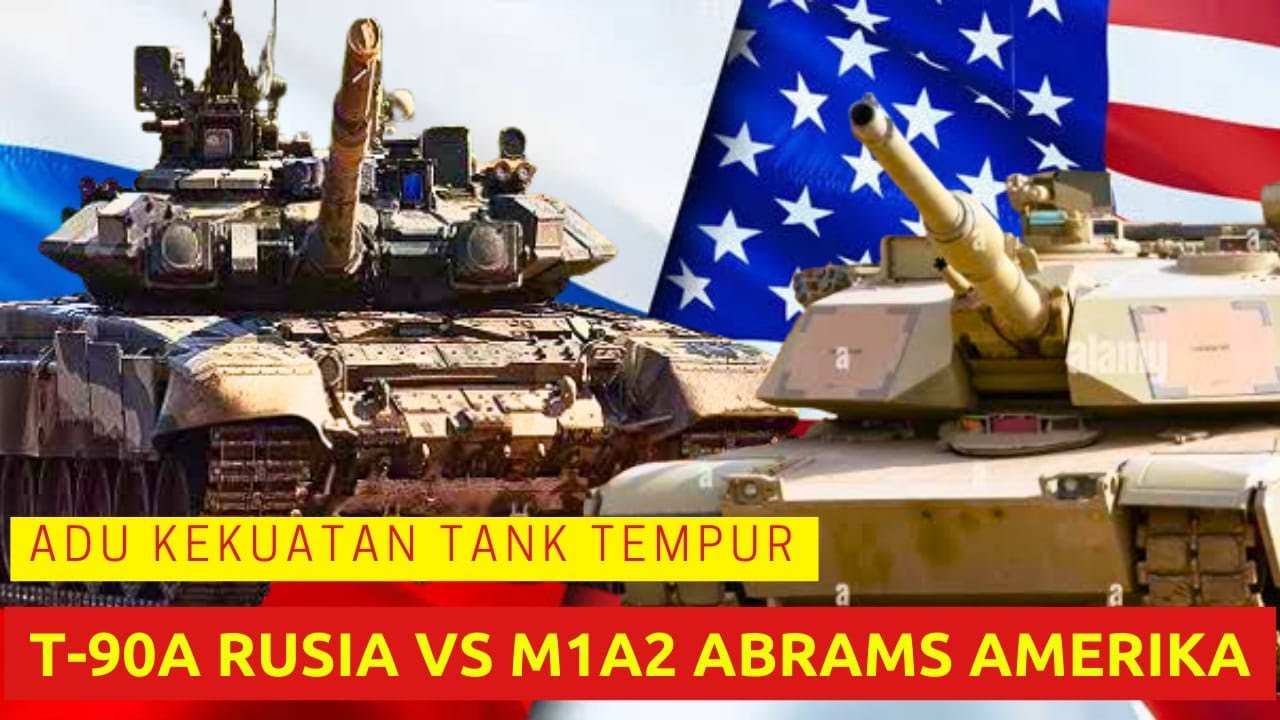 Tank T-90A vs M1A2 Abrams - YouTube