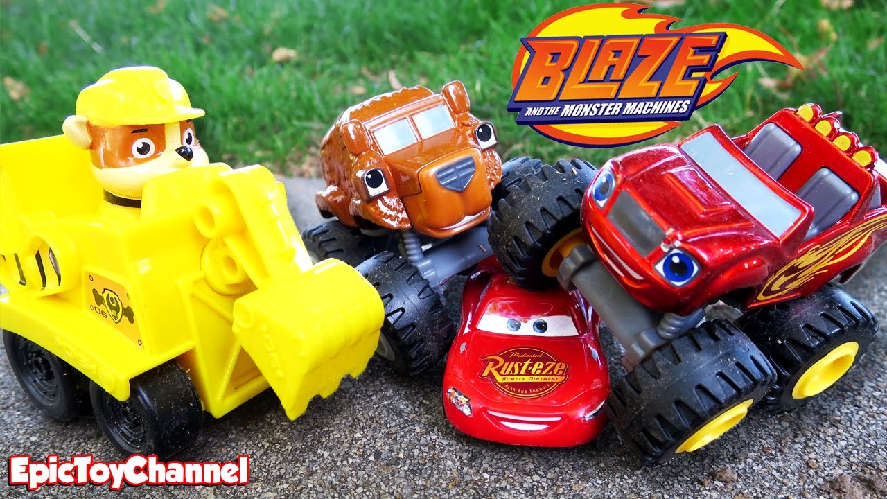 BLAZE AND THE MONSTER MACHINES Nickelodeon Race Disney Cars Toy McQueen ...