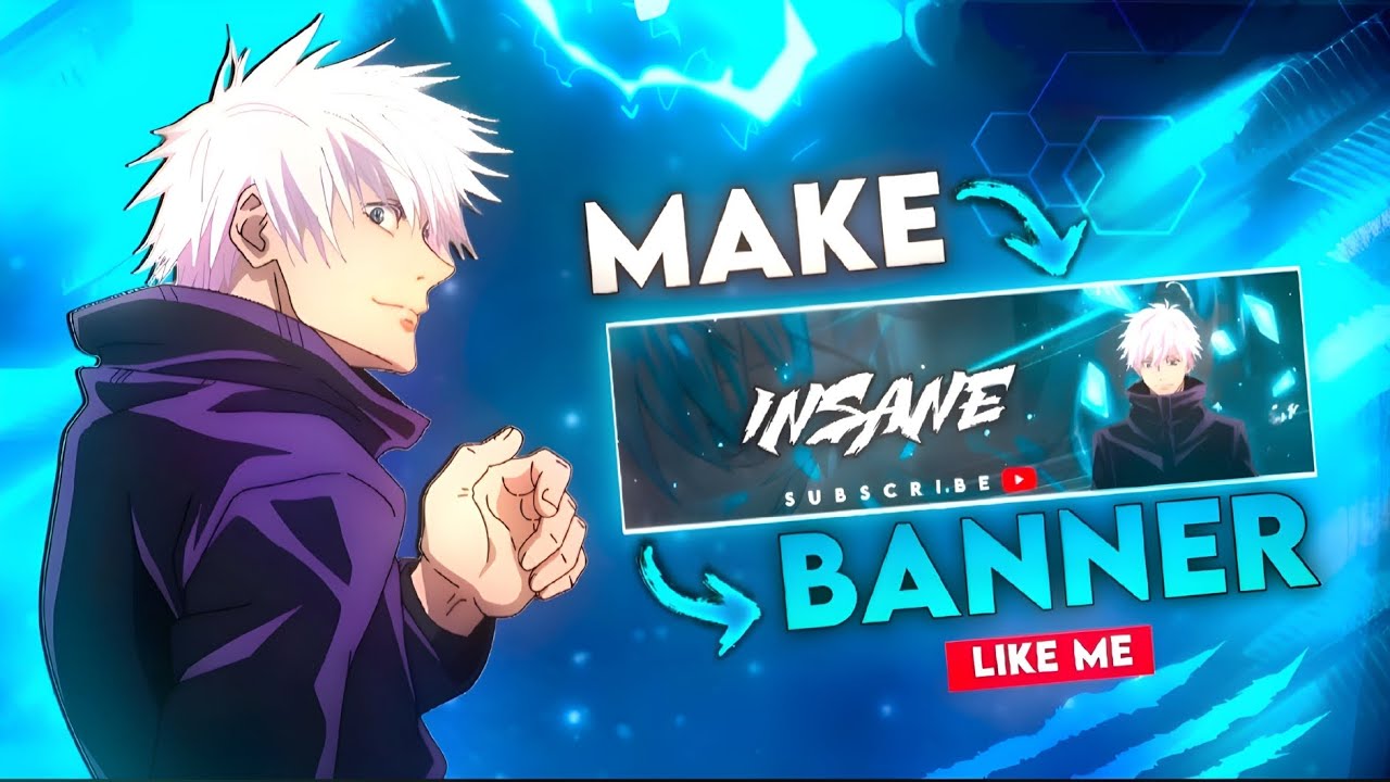 MAKE ANIME BANNER | EASY TUTORIAL | MAKE BANNER LIKE ME | IN PICSART ...