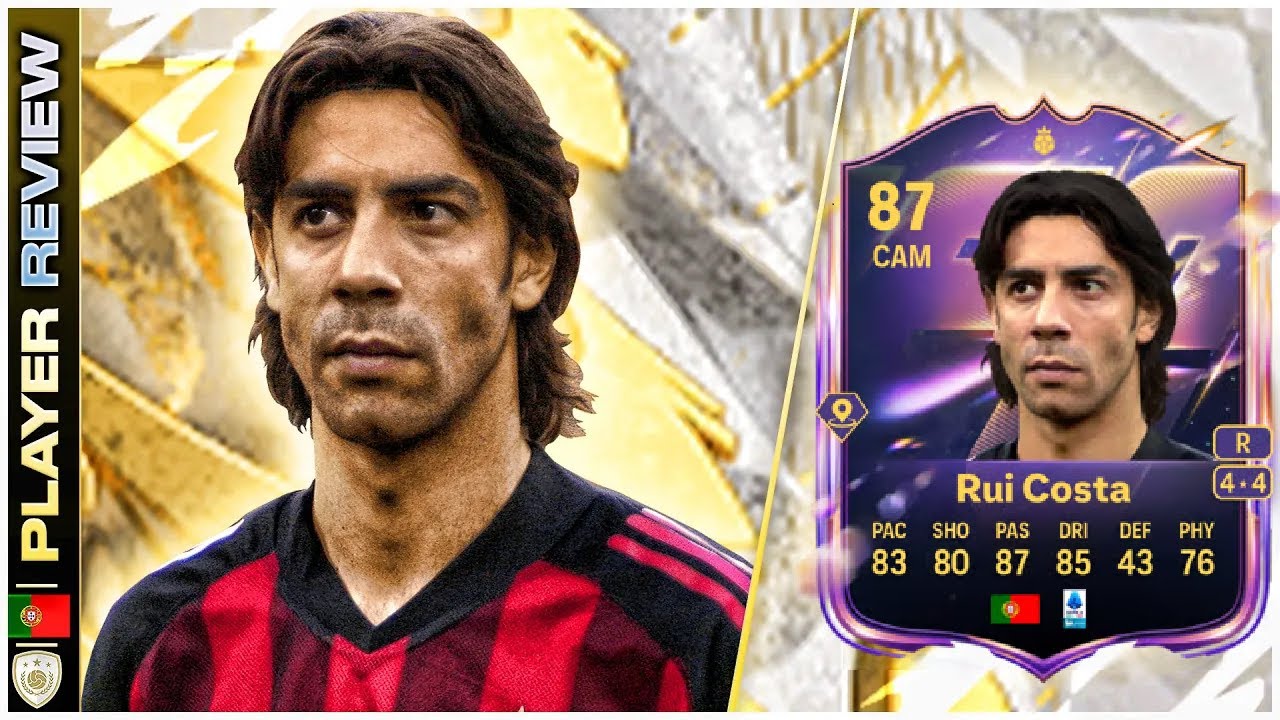 ICON LEVEL!!!!! 87 RATED HERO CARD RUI COSTA PLAYER REVIEW - EA FC26 ...