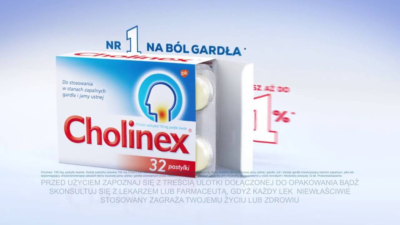 GSK I CHOLINEX I 9" - YouTube
