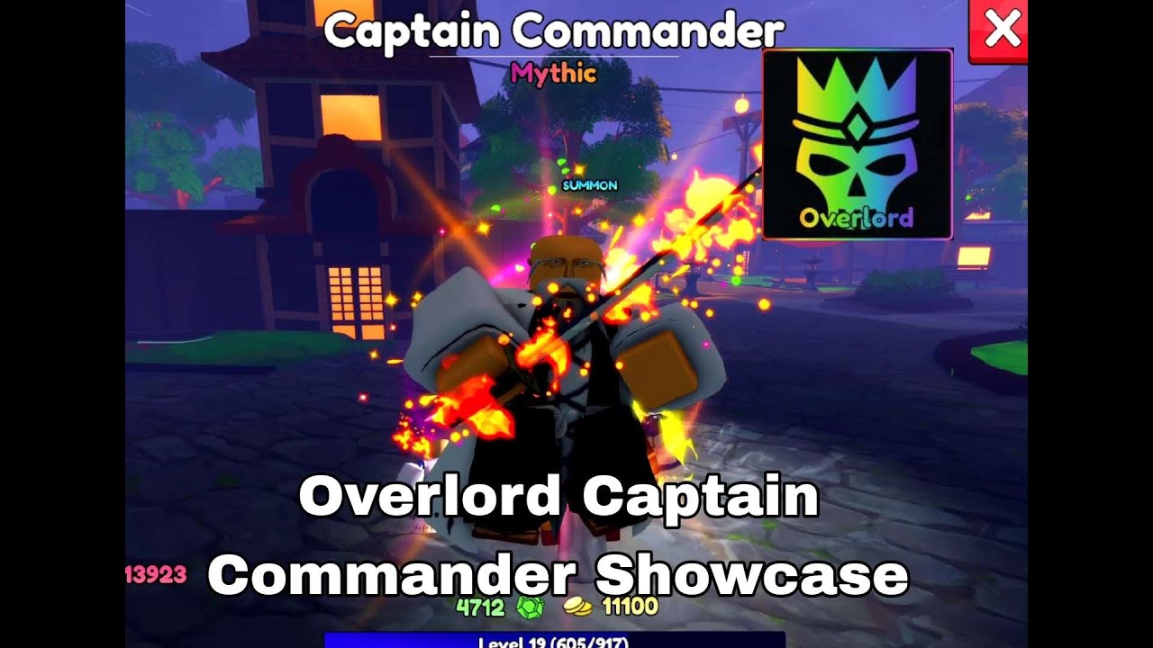 Captain Commander Overlord showcase Anime Last Stand - YouTube