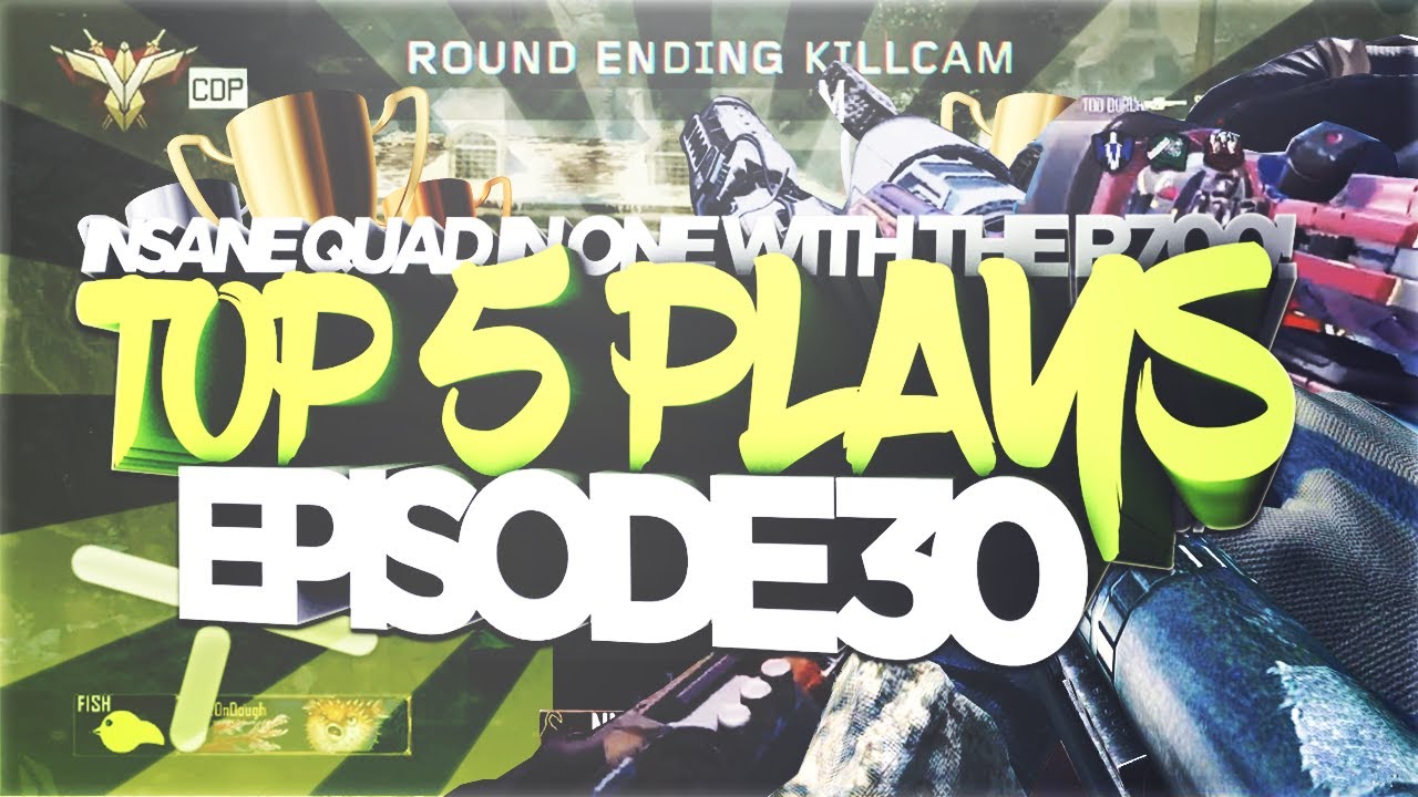 INSANE QUAD IN ONE WITH THE R700! - Top 5 Plays #30 (Multi-CoD Trickshots & Sniping Clips) - YouTube