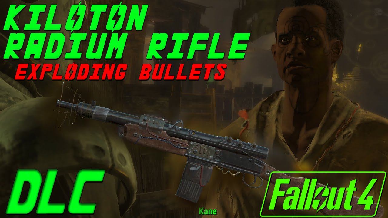 Fallout 4 - Far Harbor DLC - Kiloton Radium Rifle Unique Weapon - YouTube
