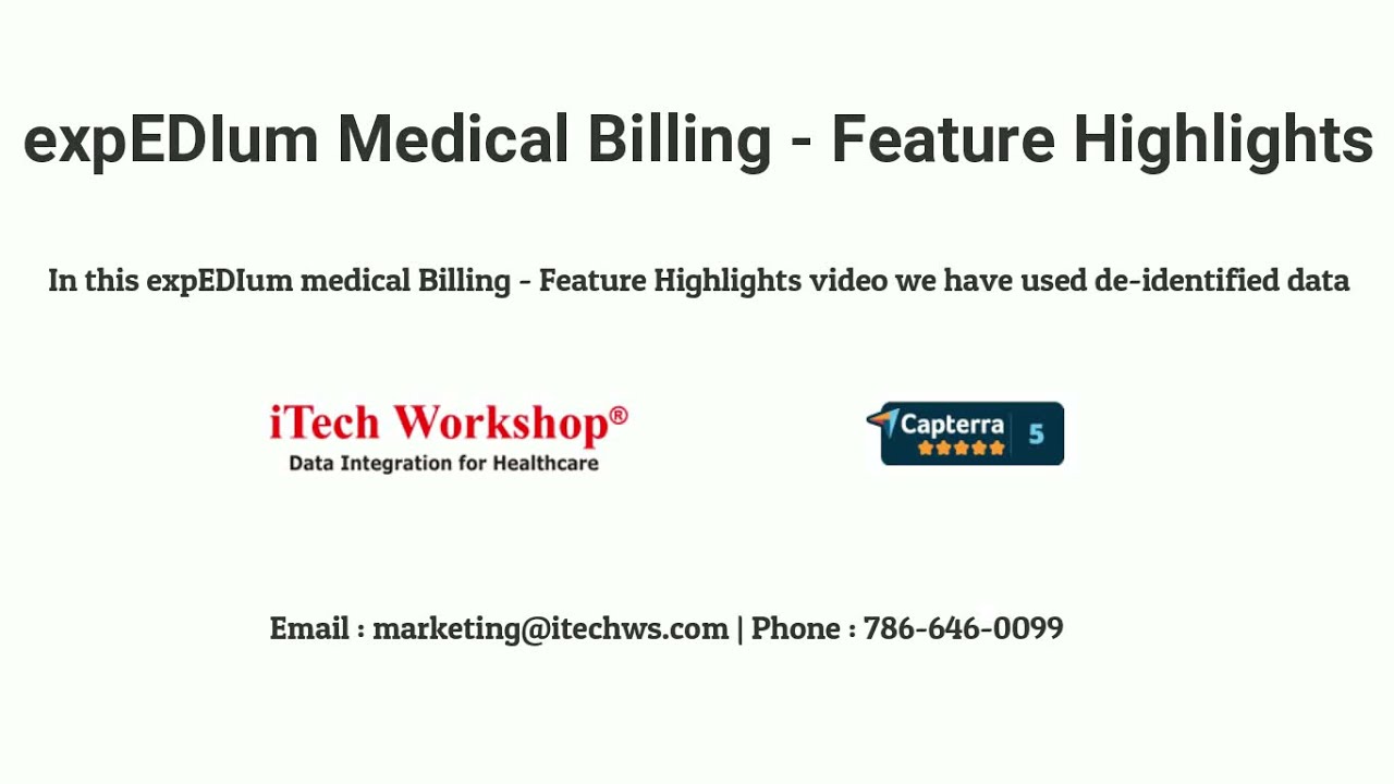 expEDIum Medical Billing Feature Highlights - Video - YouTube