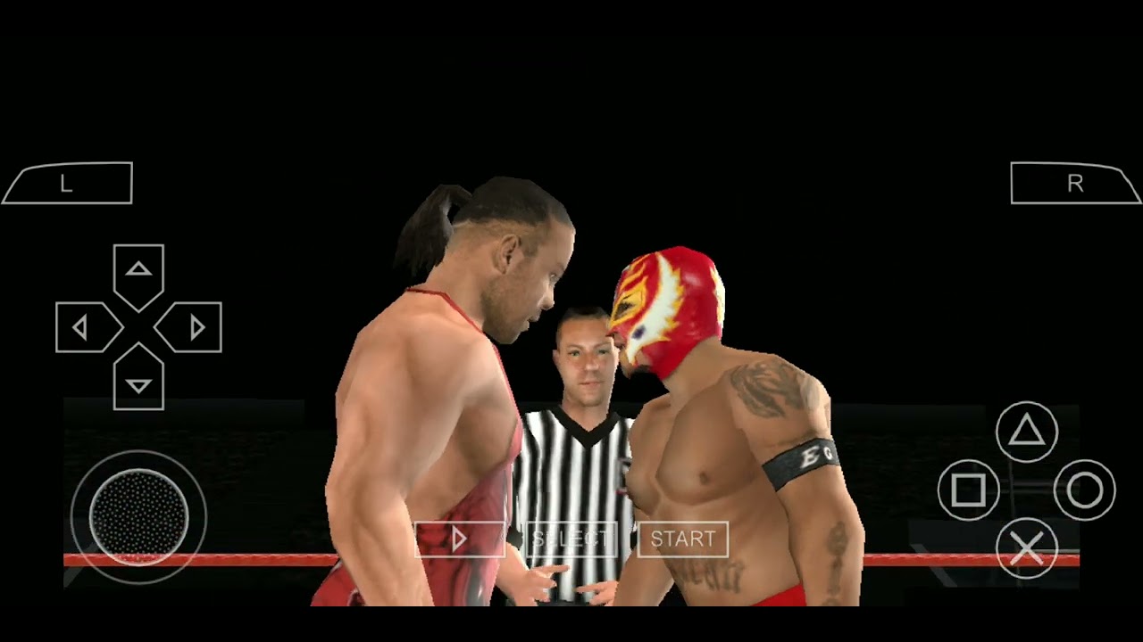 Rob Van Dam Vs Rey Mysterio WWE SmackDown vs Raw 2007 PPSSPP - YouTube