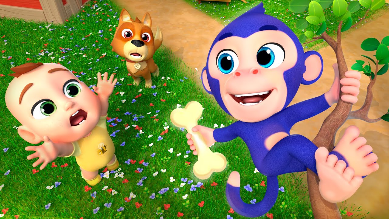 Eeny Meeny Minie Moe with Animals | Newborn Baby Songs & Nursery Rhymes ...