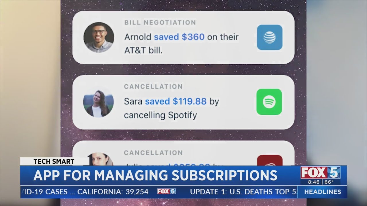 Tech Smart: App For Managing Subscriptions - YouTube