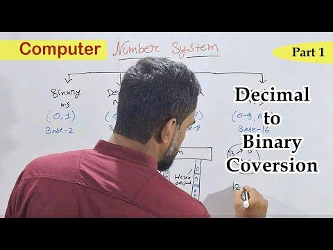 Computer Number System Introduction || Decimal To Binary Coversion || Romtech Class - YouTube