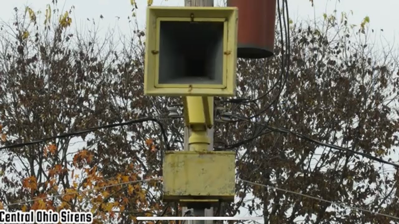 [11/2/22] Hamilton, OH Thunderbolt Siren Test (Behind The Scenes) - YouTube