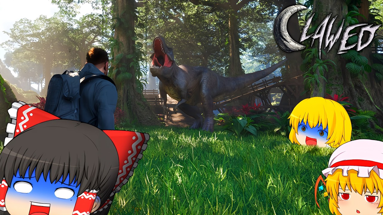 【ゆっくり実況】恐竜たちが脱走した結果とんでもないことになりました...【ホラーゲーム】【Clawed】 - YouTube