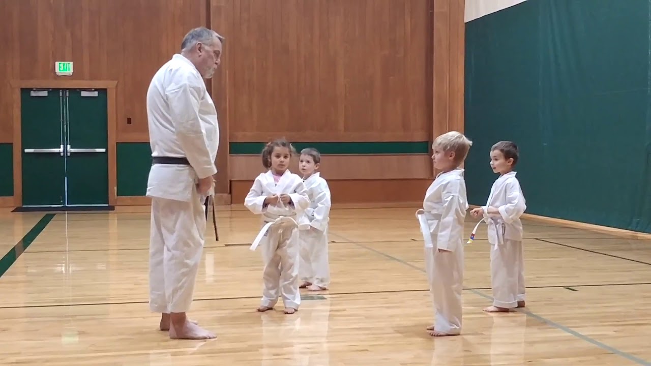 Mitchell's First day of Karate - HiYa! - YouTube