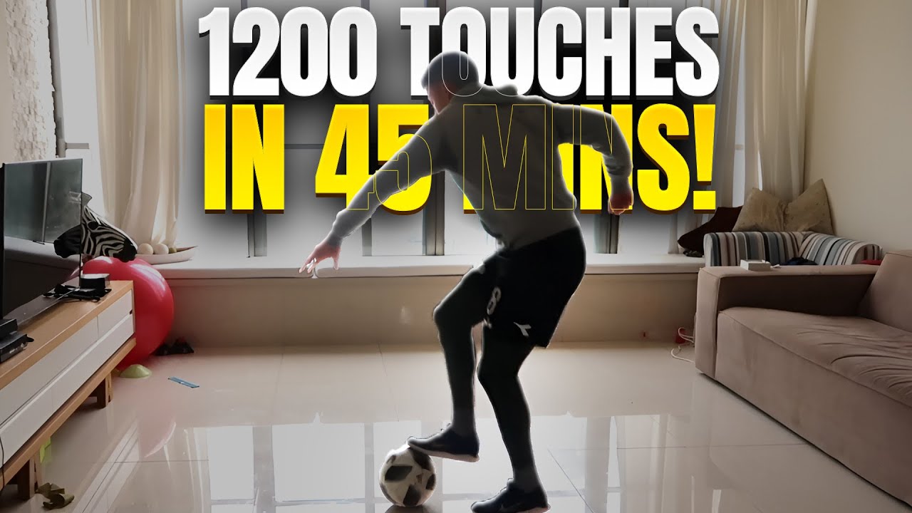 1,140 Touches in 45 Minutes | Improve Your First Touch & Passing - YouTube