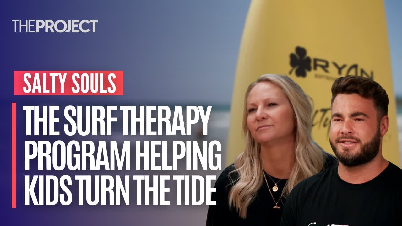 Salty Souls: The Surf Therapy Program Helping Kids Turn The Tide - YouTube