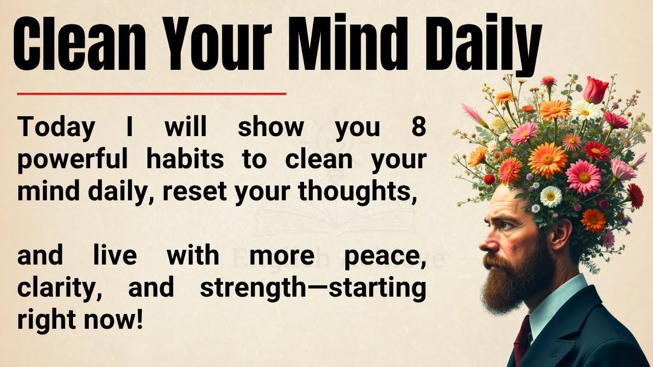 Clean Your Mind Daily 🧠|| 8 Habits to Reset Your Thoughts & Build ...