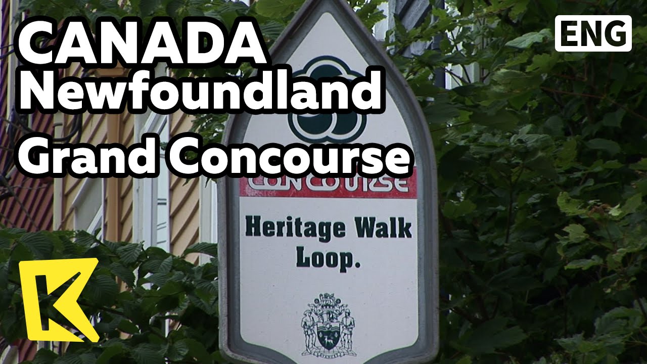 【K】Canada Travel-Newfoundland[캐나다 여행-뉴펀들랜드] 그랜드 콘코스, 나무주택가/Grand ...