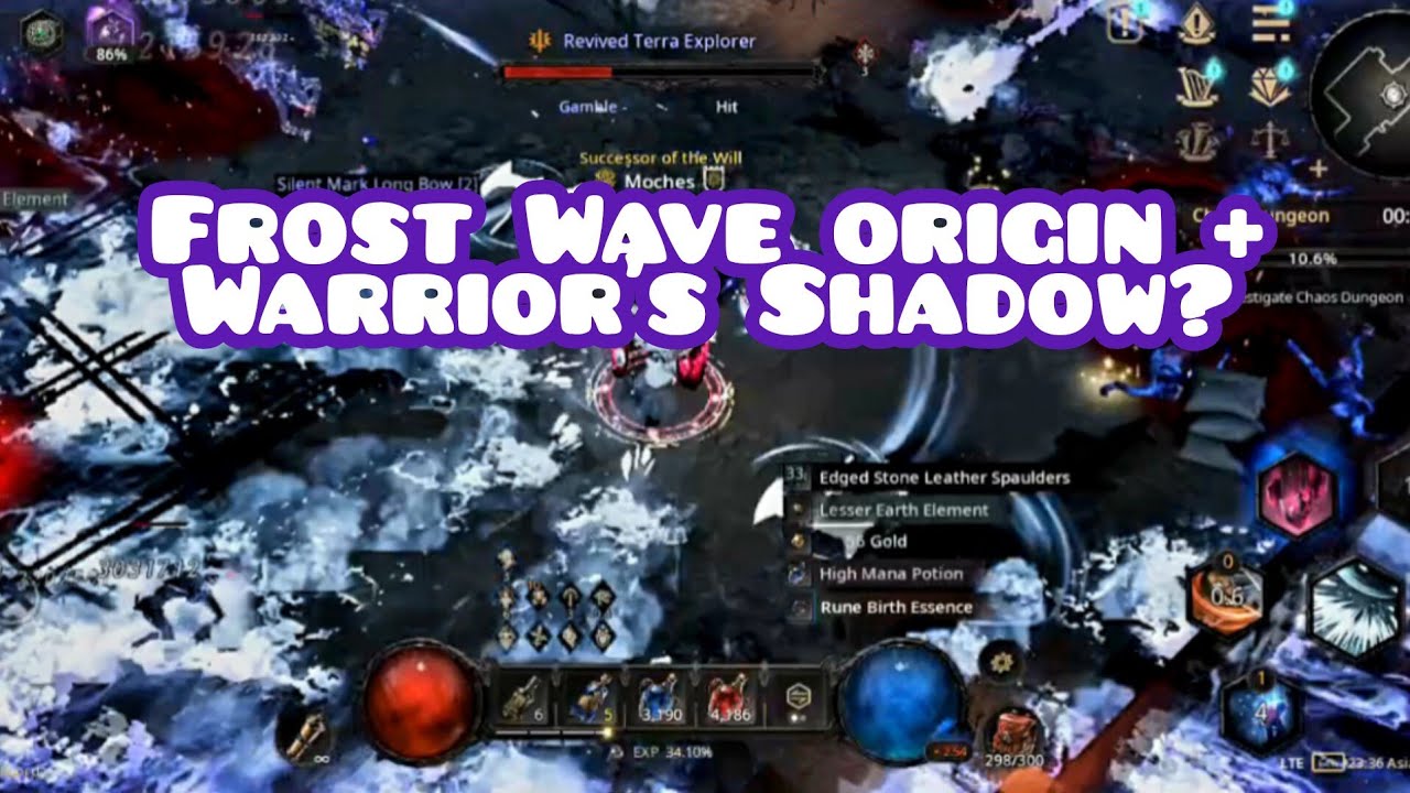 Frost Wave Origin + Warrior's Shadow Link Rune? Test Chaos Dungeon ...