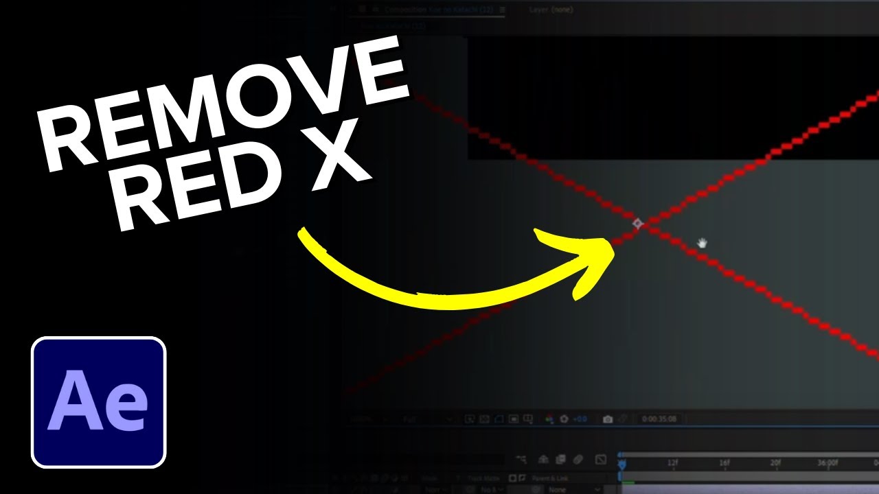 How to Get Rid of Red X in After Effects - YouTube