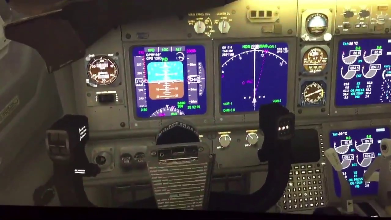 FSX Steam Boeing 737 Cockpit w/ Track IR - YouTube