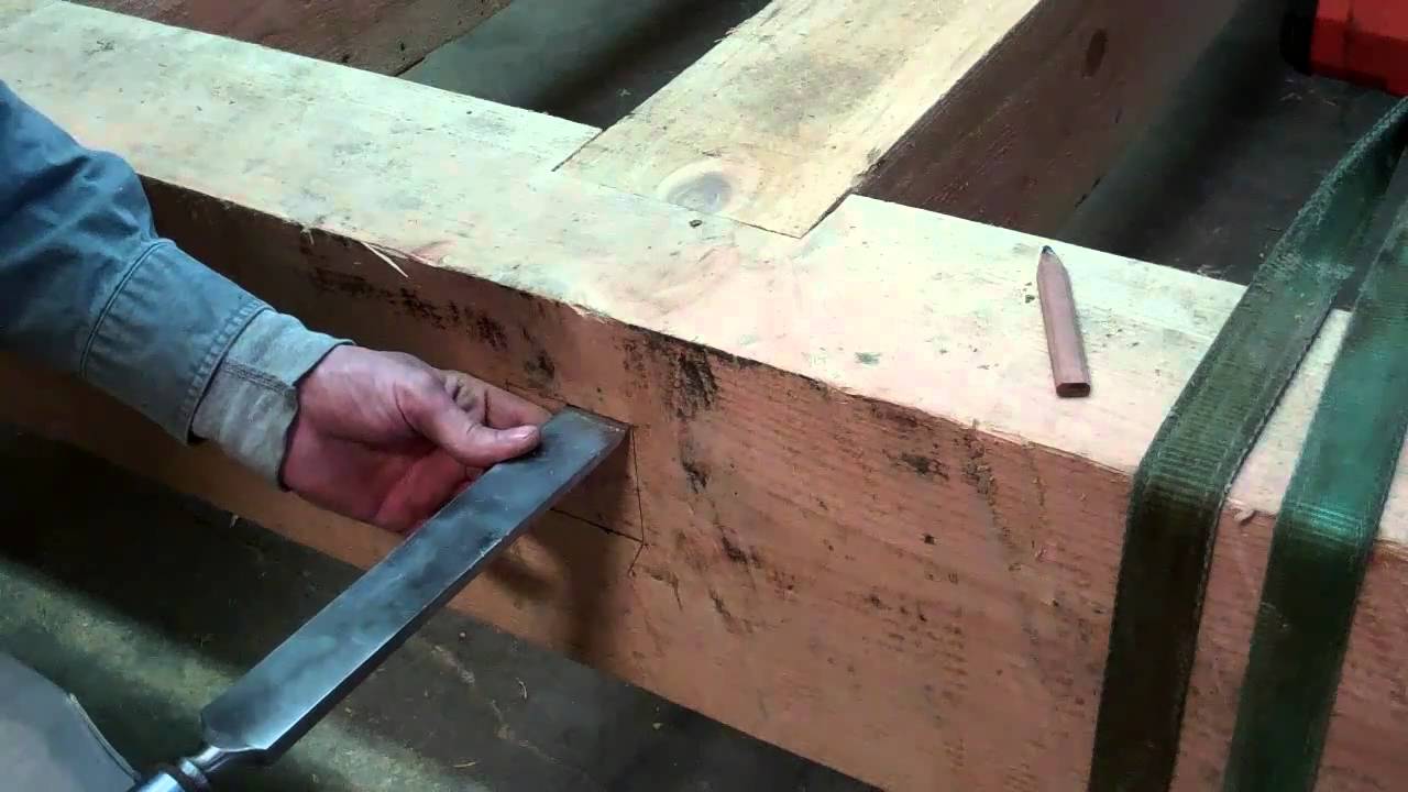 Off-Grid Timber Frame Cabin Finishing The Floor - YouTube