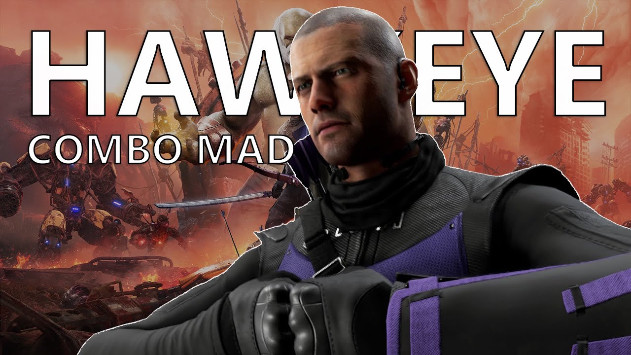 I AM AN AVENGER I AM HAWKEYE! Marvel's Avengers Combo MAD - YouTube