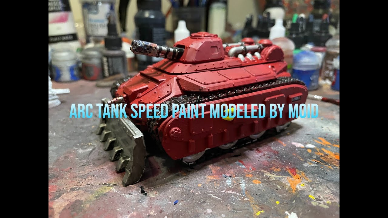 Arc Tank Speed Paint Modeled by Moid - YouTube
