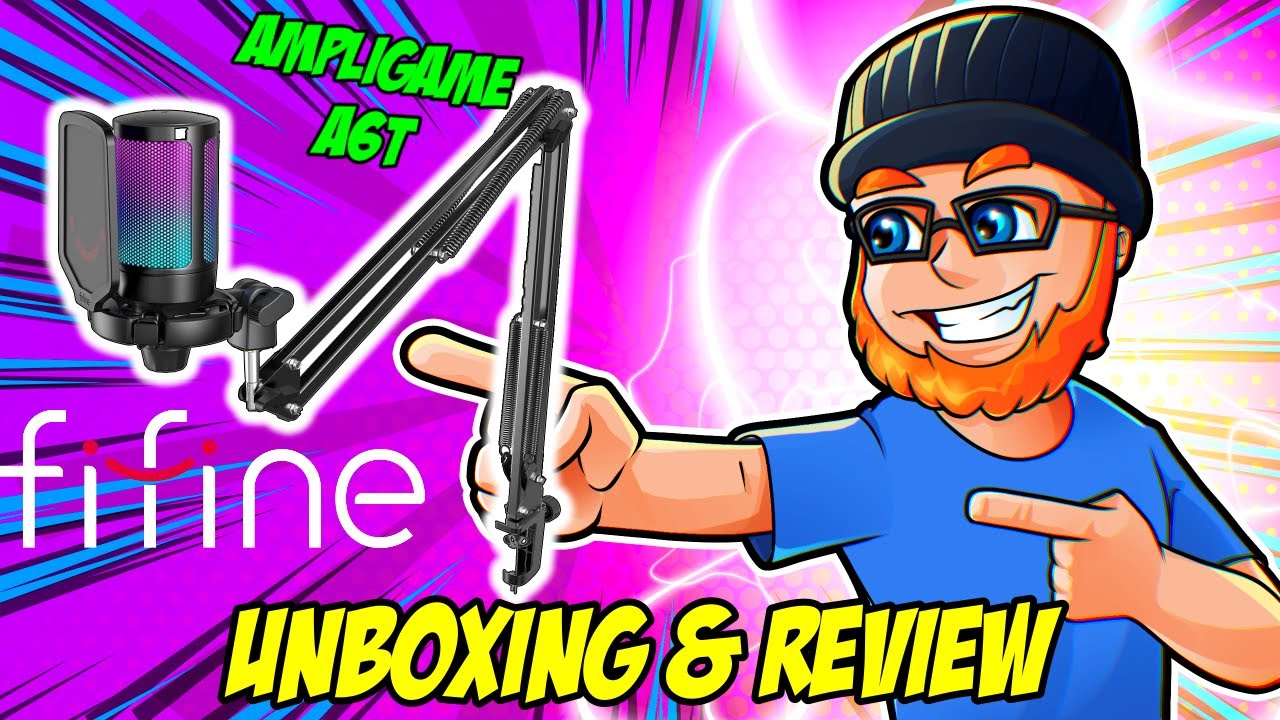 FIFINE Ampligame A6T Unboxing and Review - YouTube