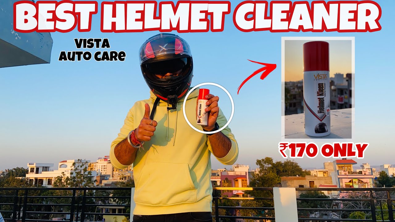 How to clean your Helmet in 2 minutes?? 🤔| | VISTA Auto Care HELMET ...