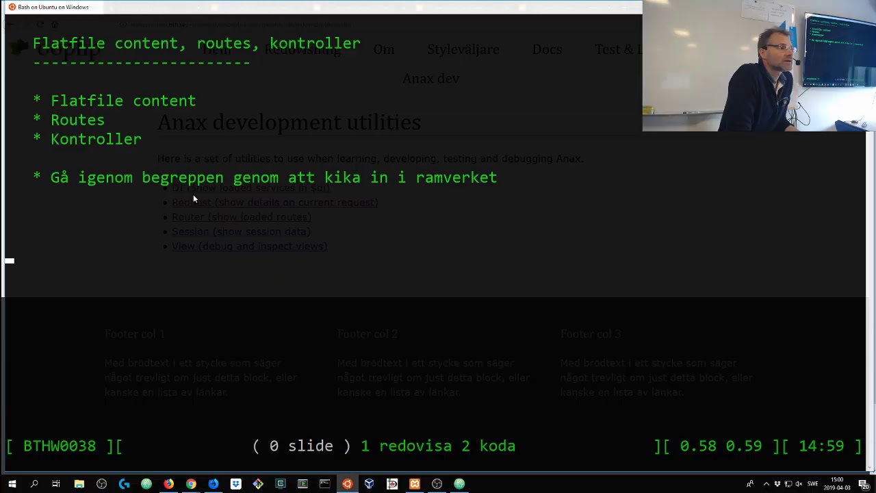 Föreläsning kmom01 i oophp med Mikael - YouTube