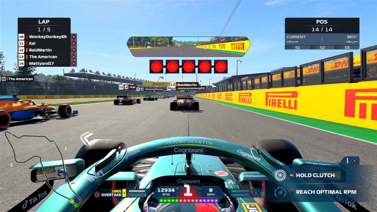 From 14th to podium in 1 lap ~ F1 online - YouTube