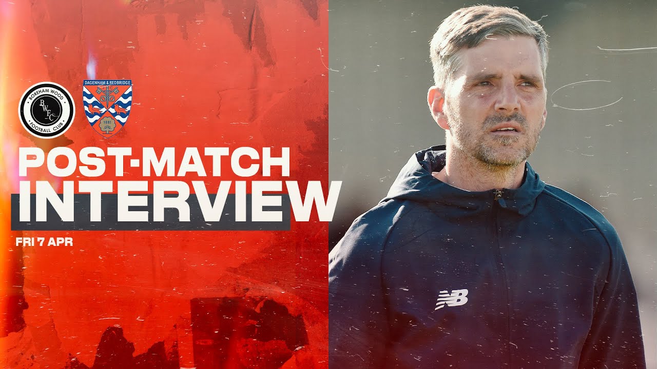 Ben Strevens reacts to our win over Boreham Wood - YouTube