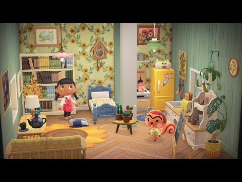 ACNH | Hazel’s cute sunflower home - YouTube