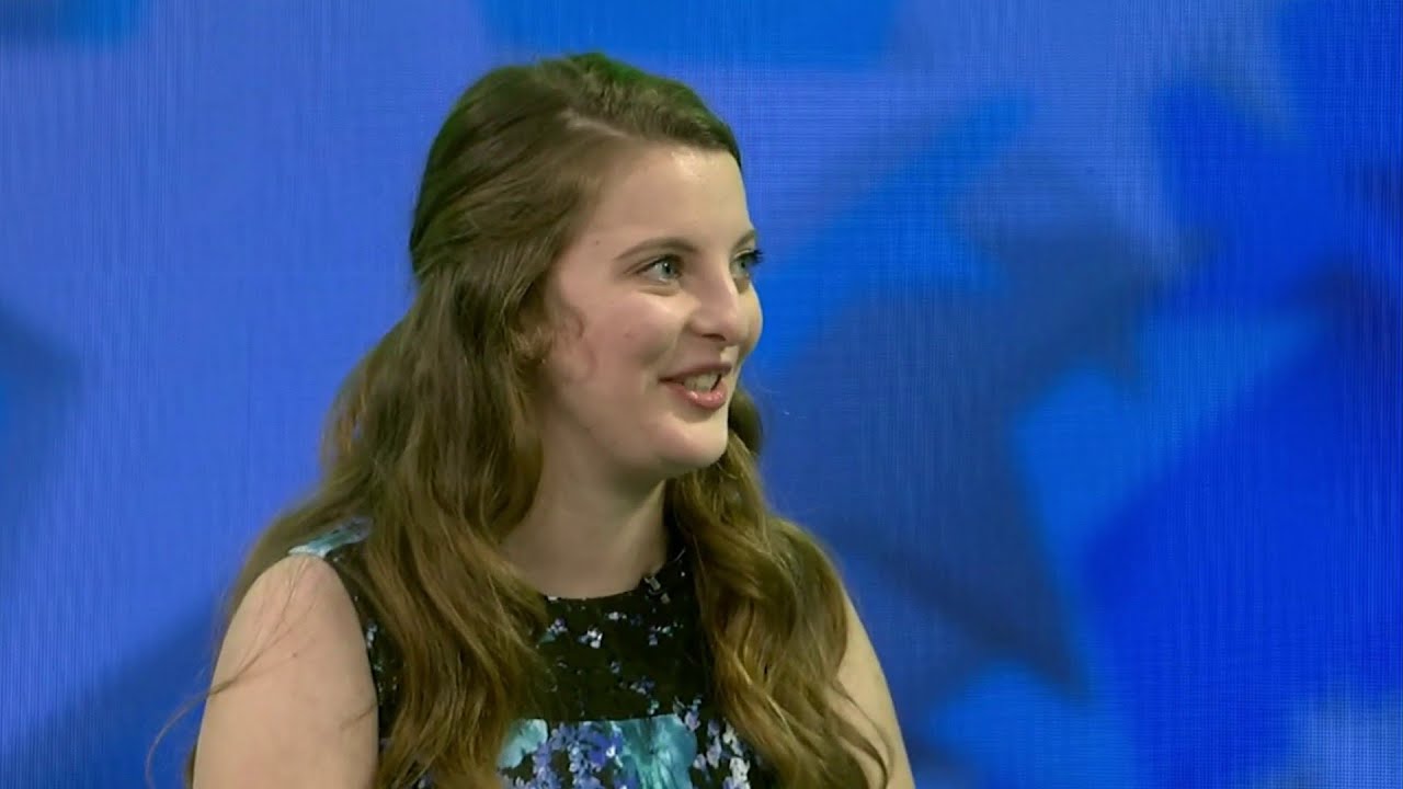 Victoria Hough honored as All-Star Athlete - YouTube