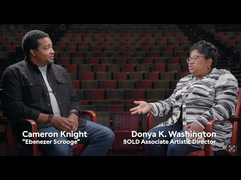 Cameron Knight on Playing Scrooge at McCarter - YouTube