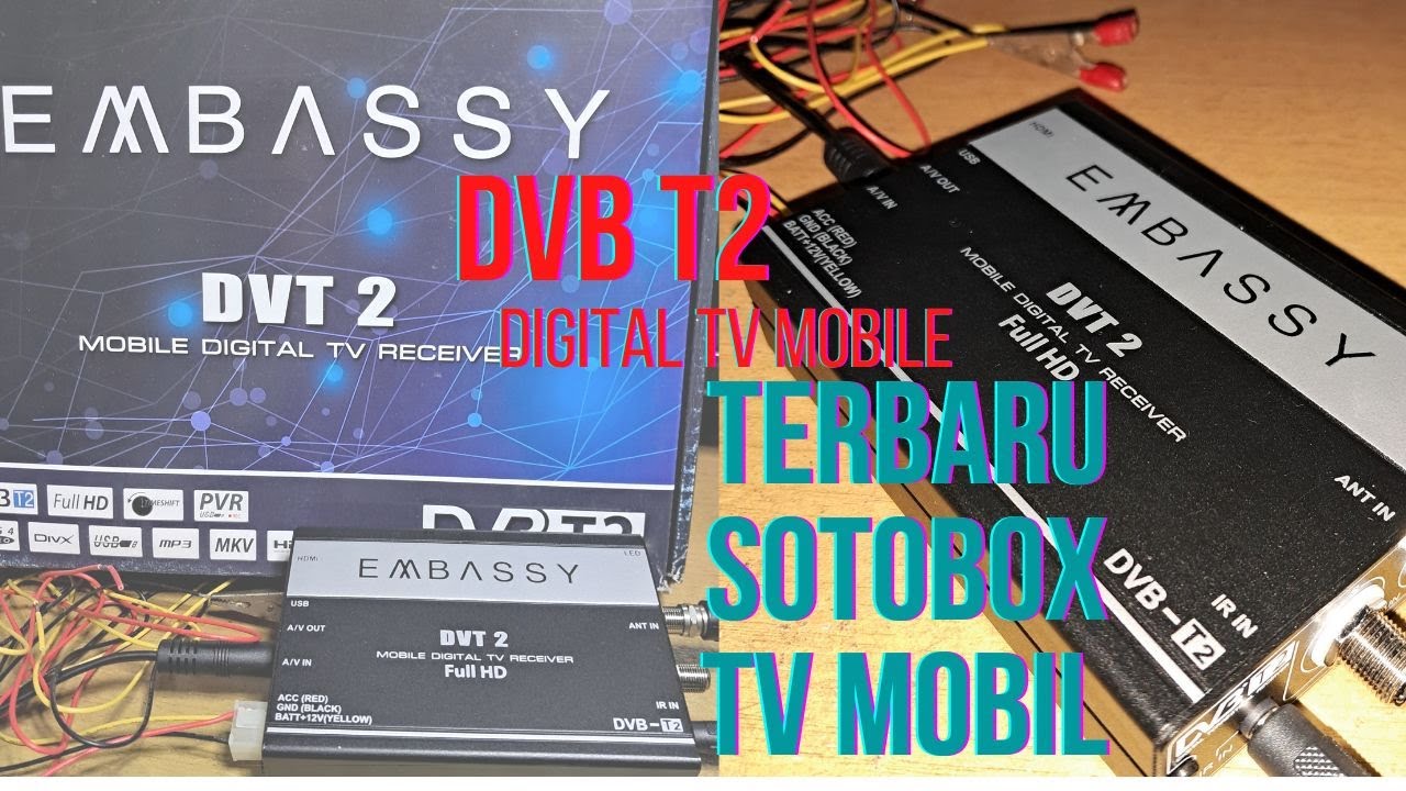 STB TV Digital untuk Mobil EMBASSY DVB T2 Set Top Box - YouTube