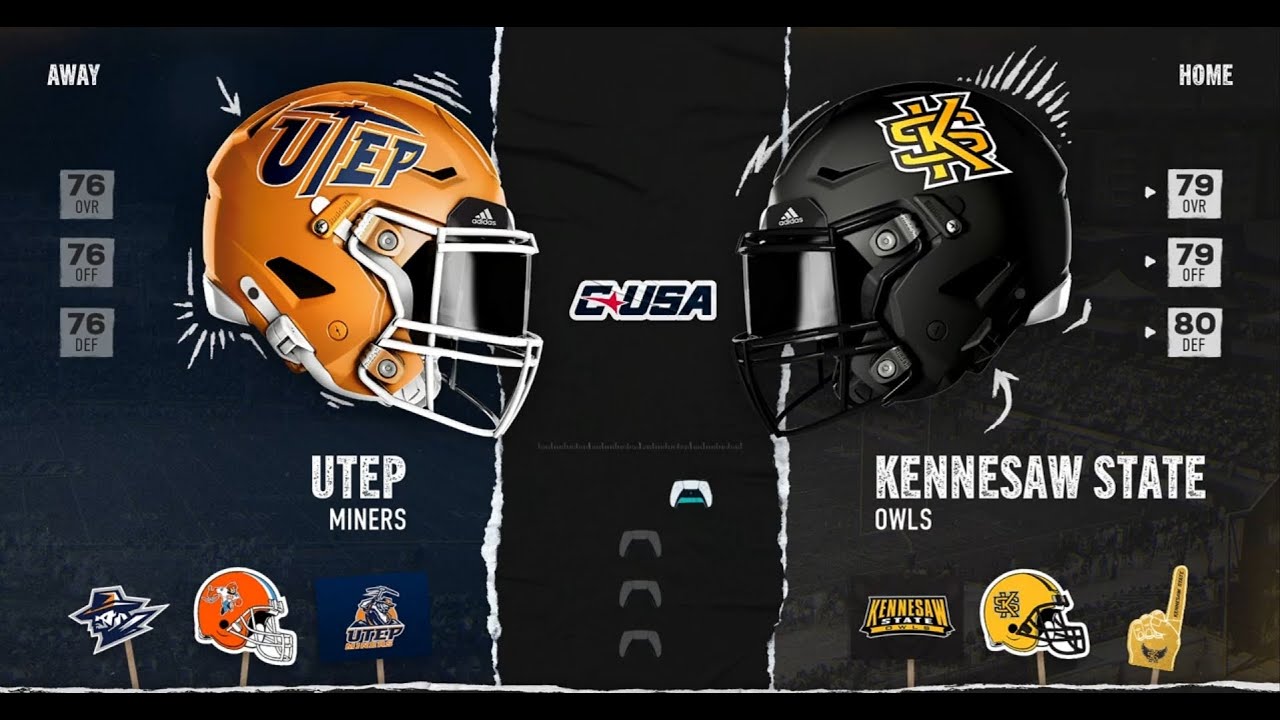 Ep 6 Kennesaw State vs UTEP: Costly interception in the 4th quarter ...