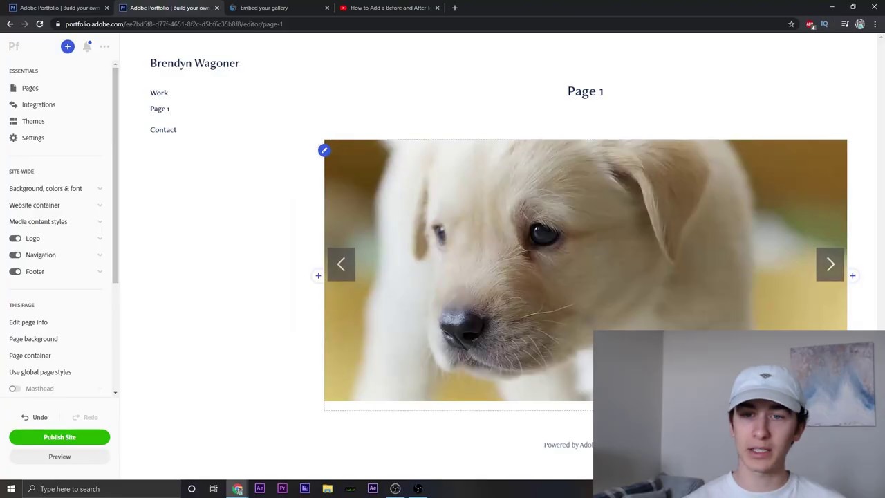 How To Add A Slideshow Into Adobe Portfolio YouTube How To Add A Slideshow Into Adobe Portfolio YouTube