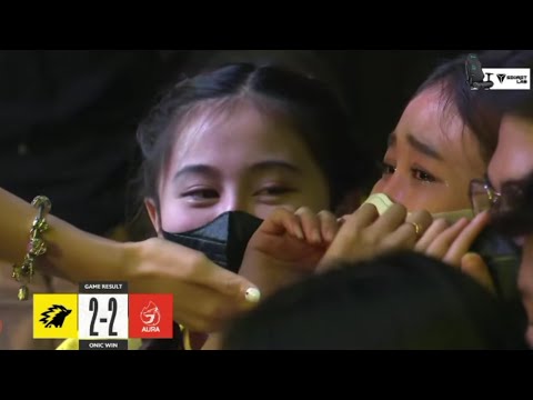 ONIC ESPORT MENOLAK PULANG - ONIC AWWAH SAMPAI MENANGIS | MPL S9 MATCH 3 PLAYOFF ONIC VS AURA FIRE