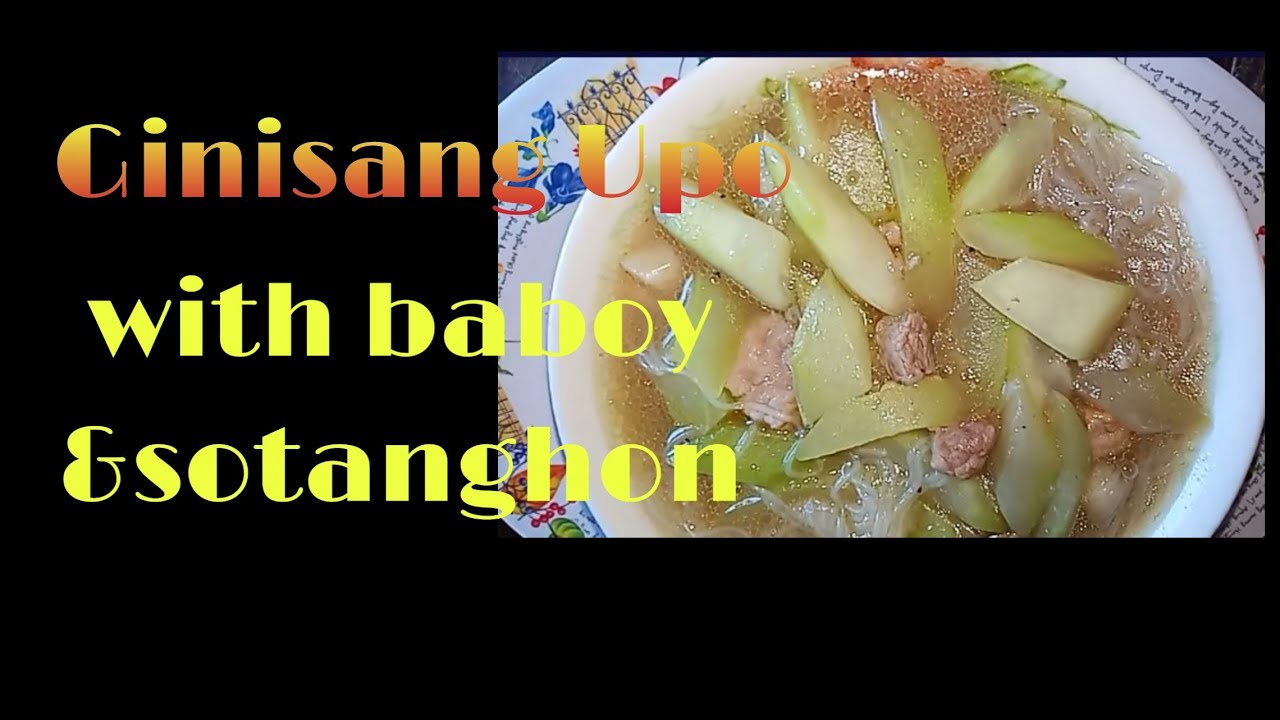 Ginisang Upo With Baboy sotanghon quick And Easy To Cook YouTube ginisang-upo-with-baboy-sotanghon-quick-and-easy-to-cook-youtube