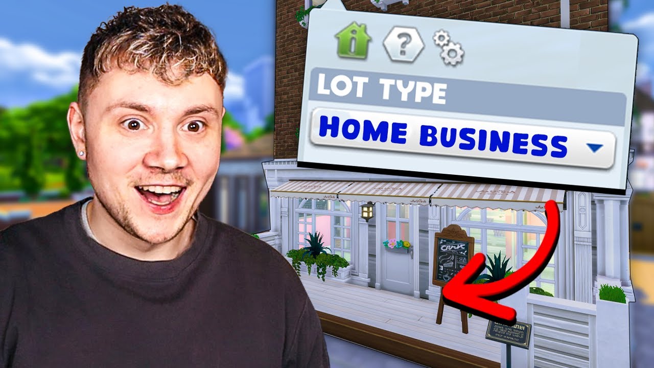 I love building Sims 4 Home Business Lots! - YouTube