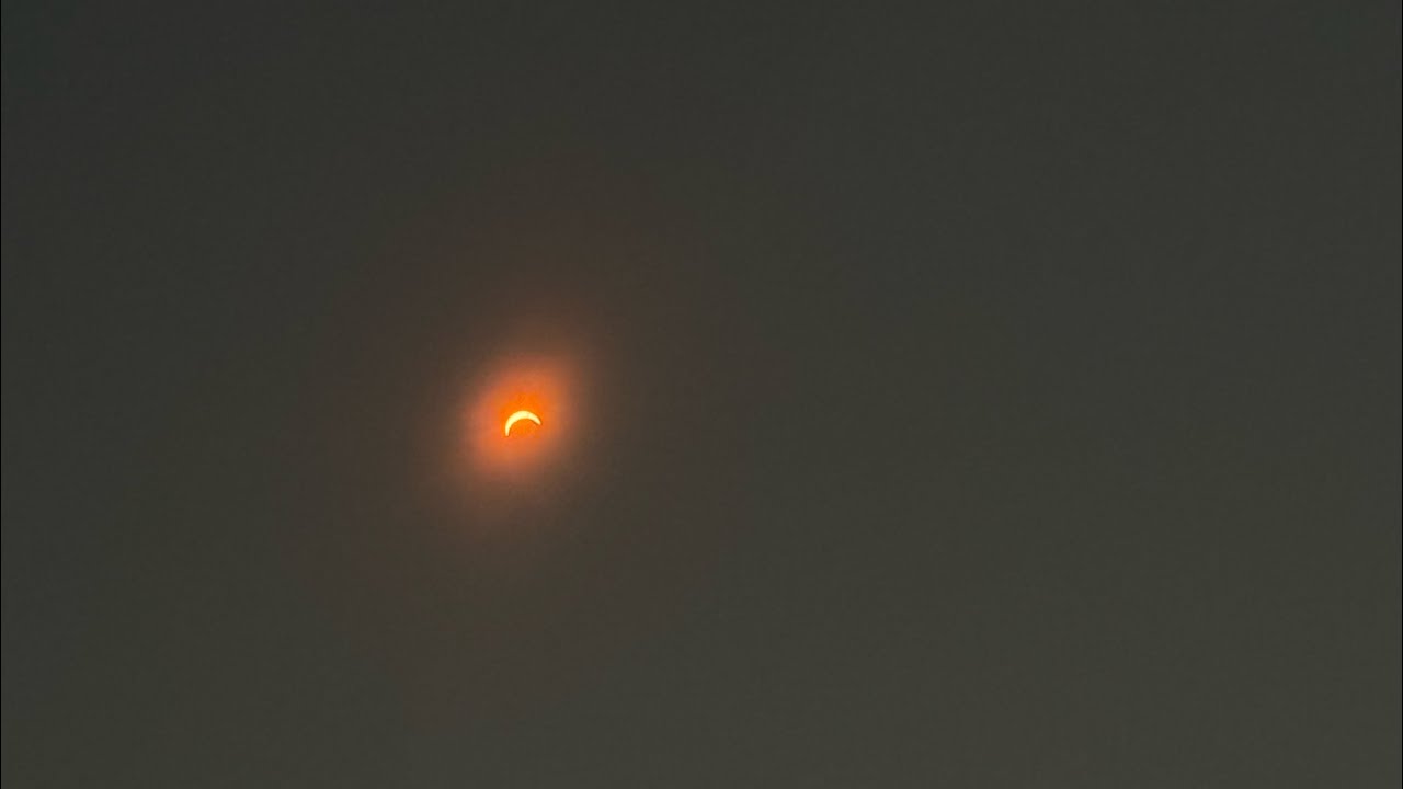 WHAT I CAUGHT OF THE ECLIPSE ON MY IPHONE! #eclipse #iphone # ...