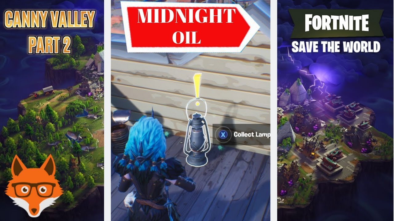 Midnight Oil - Canny Valley Questline Mission #30 - Fortnite Save The ...