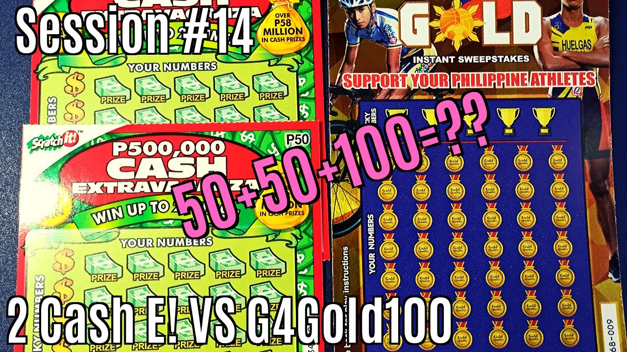 Swerte Ba?: Session 14 | 2 Cash Extravaganza VS G4Gold100 | PCSO ...