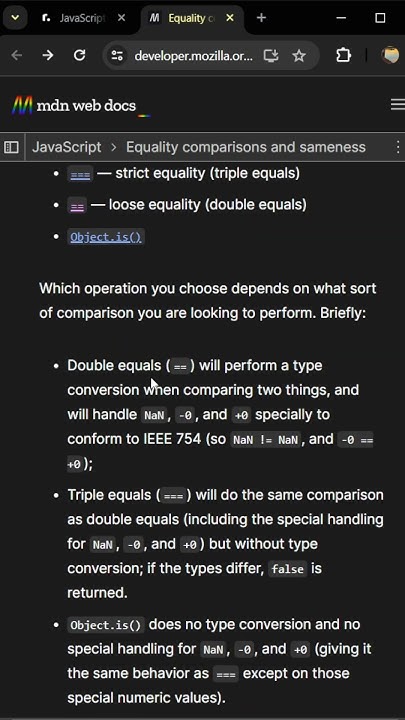 Difference Between And In Javascript Coder Javascript Htmlcss Programming Coder