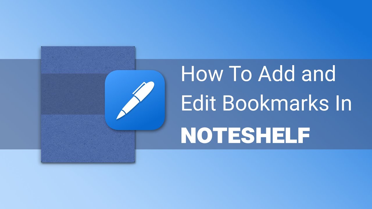 How To Add And Edit Bookmarks In Noteshelf Android YouTube How To Add And Edit Bookmarks In Noteshelf Android YouTube