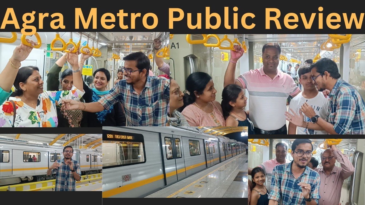 Agra Metro Station Public review😁 - YouTube