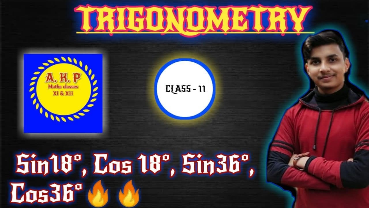 🔴 Trigonometry Class-11 || Value of Sin72° , Cos72° || 🔥💥 - YouTube