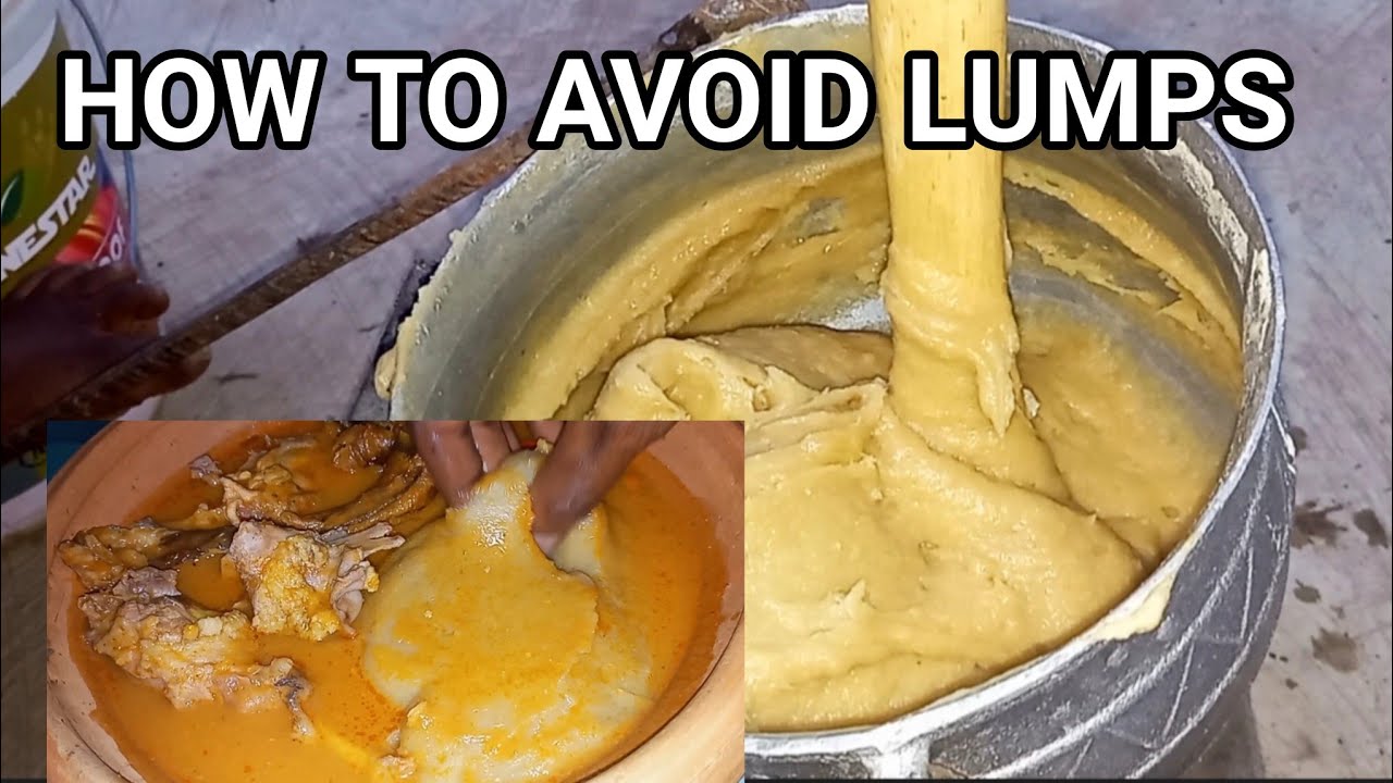 SIMPLEST AND EASIEST WAY TO MAKE KOKONTE (CASSAVA FLOUR) WITHOUT LUMPS ...
