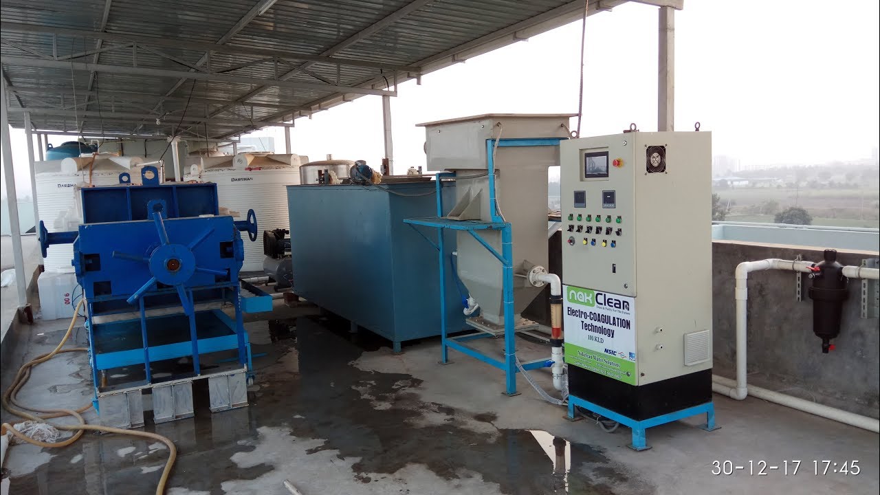 Electrocoagulation for Waste Water Treatment System - YouTube