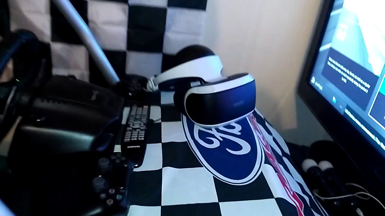 Home made racing simulator with VR - YouTube